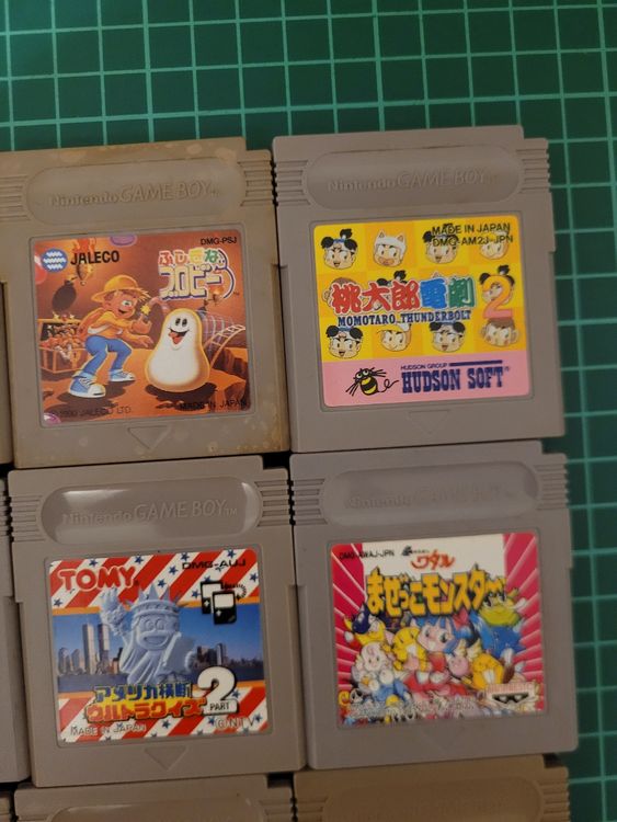Nintendo Game Boy Japanese Games Cartridges - Free region (Gebraucht ...