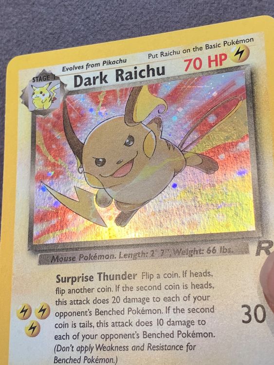 83/82 Dark Raichu Holo ENG Pokemon Team Rocket | Kaufen auf Ricardo