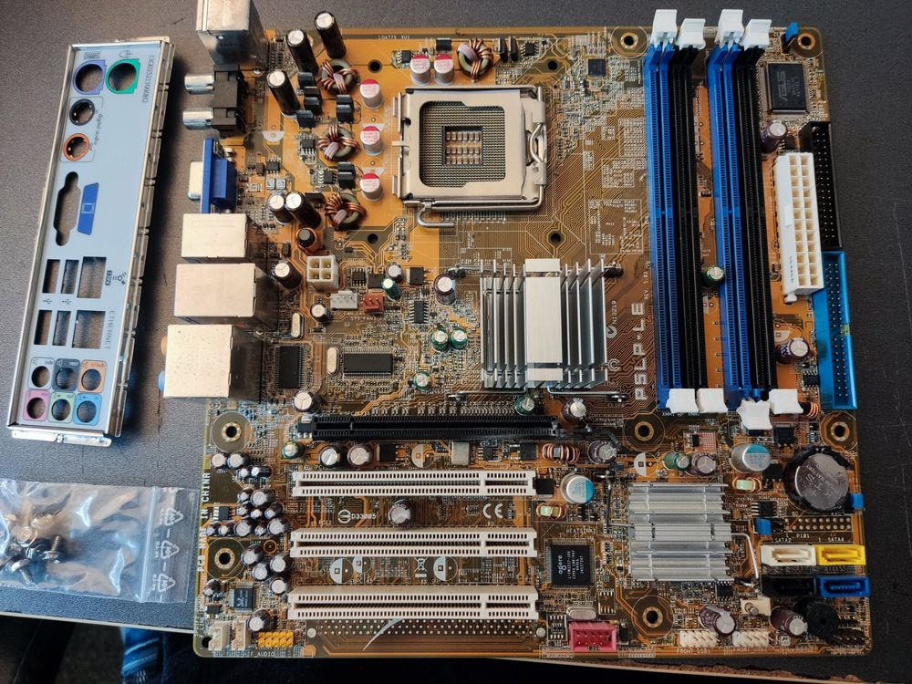 ASUS P5LP-LE LGA 775 Mainboard mit Blende (Gebraucht) in Thundorf für ...