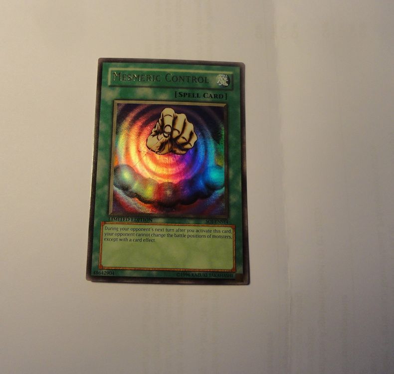 yugi oh Karte, Mesmeric Control | Kaufen auf Ricardo