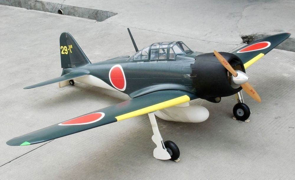 Zero Fighter, 60-100ccm, Spw 2320mm, ARF-Modell von CYModel (Neu und ...