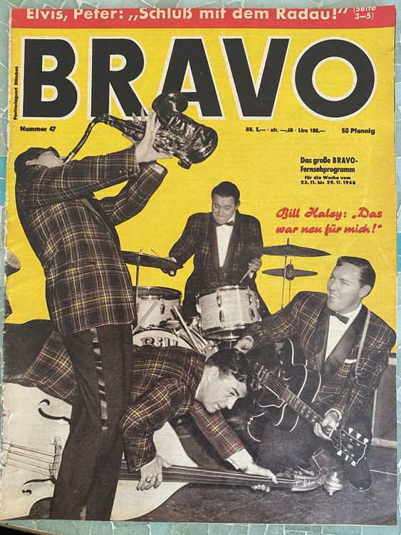 Bravo Heft vom November 1958, Bill Haley, Peter Kraus, Hardy | Kaufen auf Ricardo