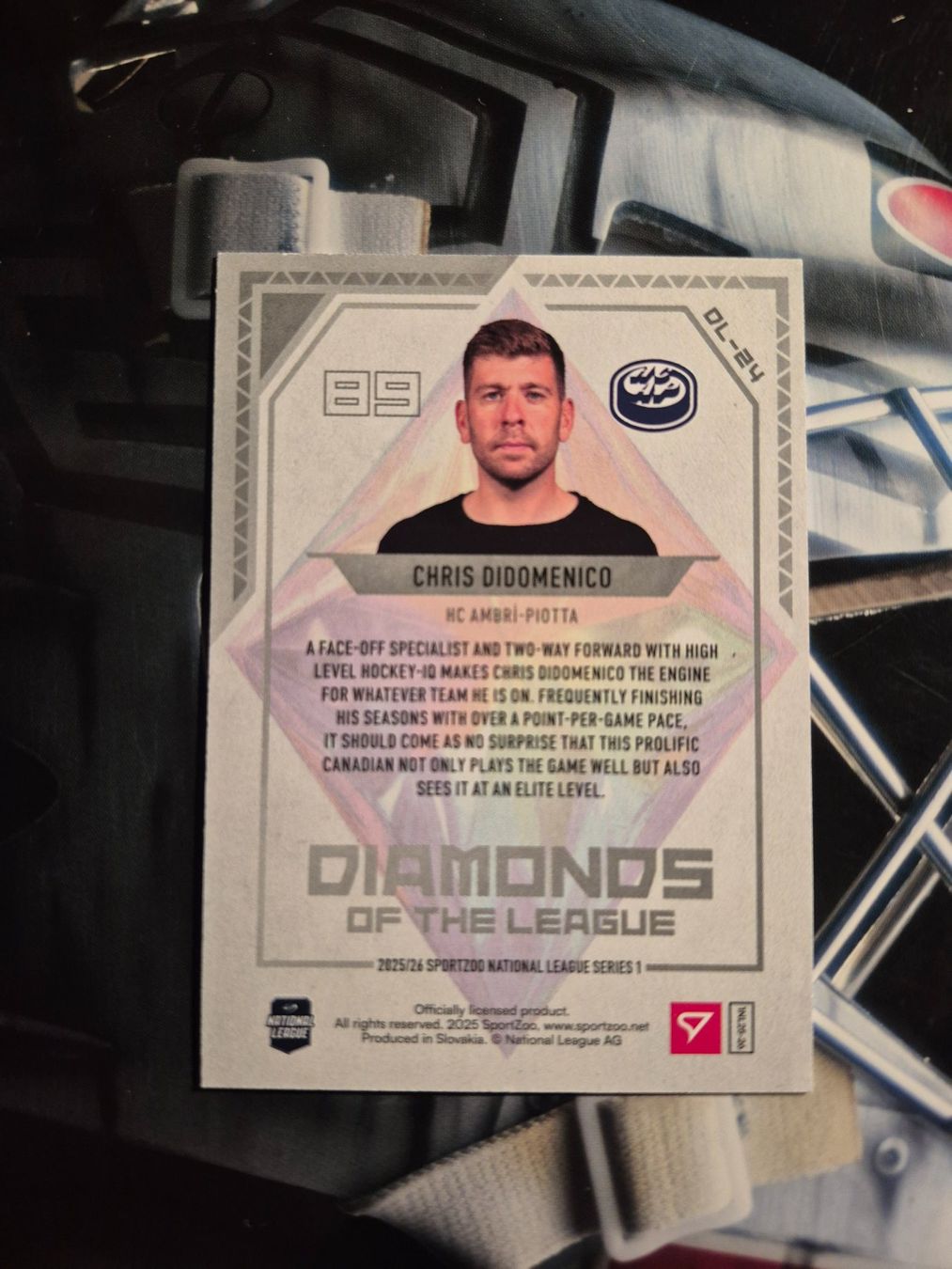 Chris DiDomenico HC Ambri Piotta 2025/26 Sportzoo Diamonds (Gebraucht ...