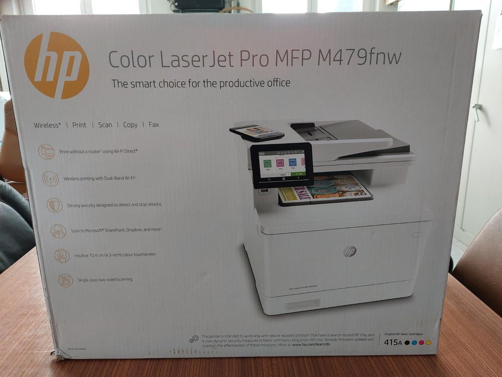 HP Laserjet MFP 479 fnw (Drucker, Scanner, Kopierer) (Neu (gemäss Beschreibung)) in Tegerfelden ...