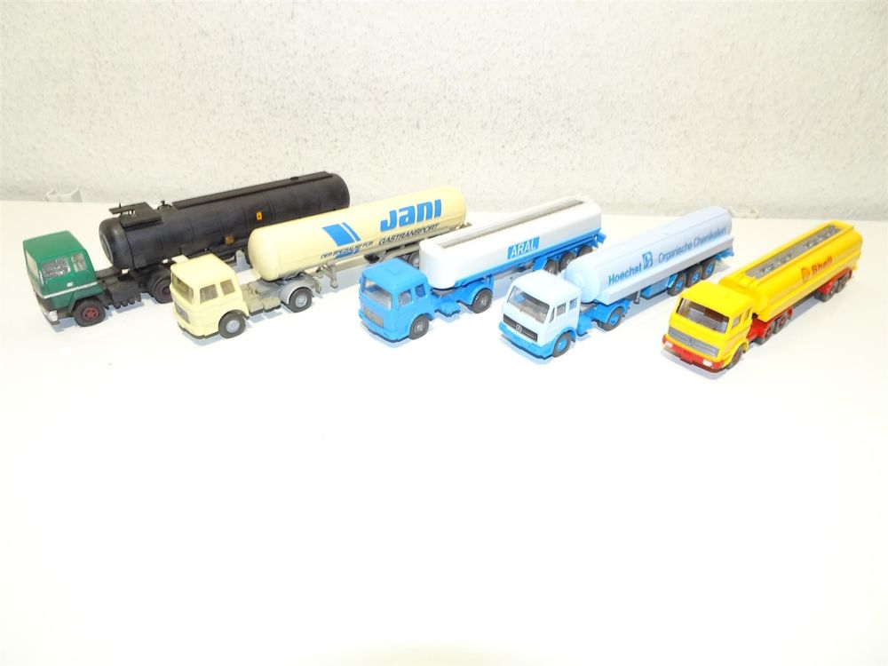 5 Wiking Lastwagen LKW Tanklstwagen HO (Gebraucht) in Luzern für CHF 19 ...