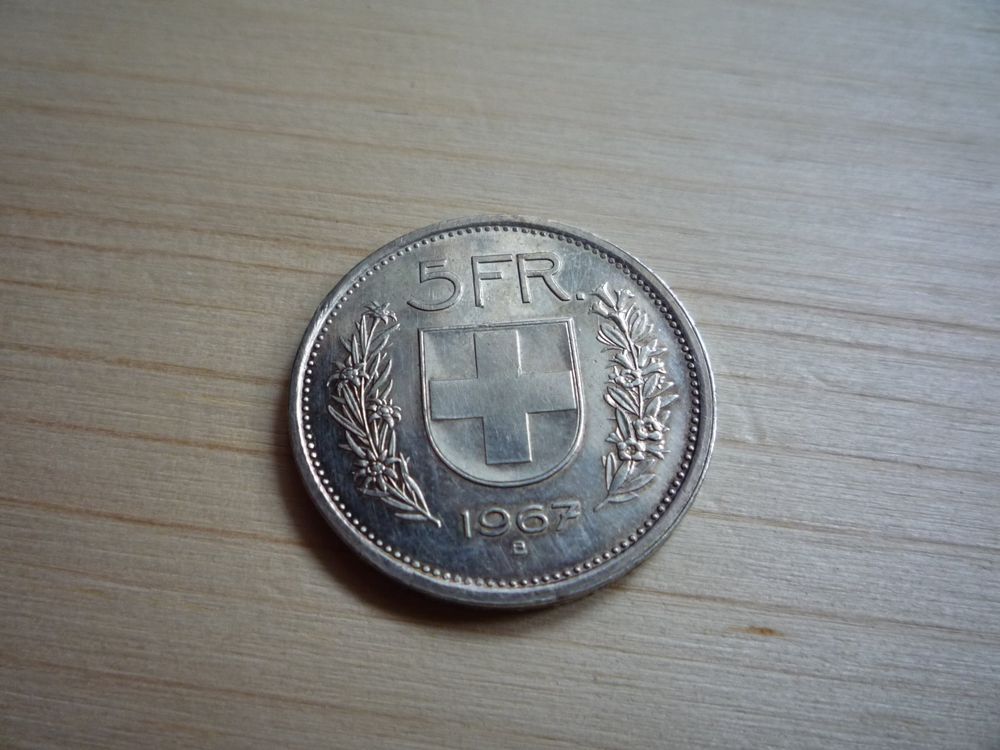 5 Franken 1967 3 * vor Gesicht | Kaufen auf Ricardo
