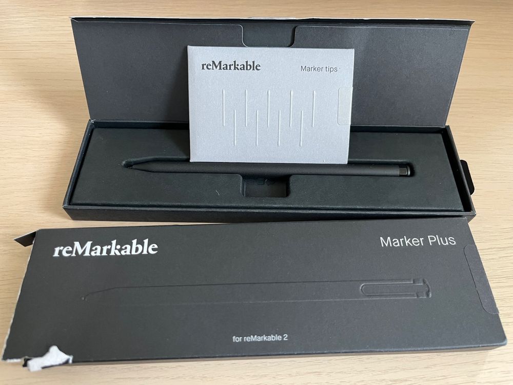 reMarkable 2 Marker Plus, 9x new Tips, eraser like new | Kaufen auf Ricardo