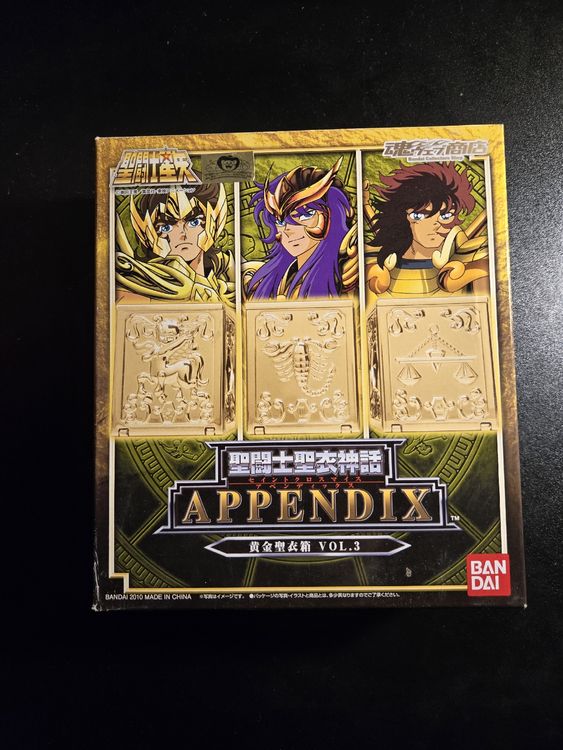 Saint Seiya Myth Cloth APPENDIX Gold Cloth Box Vol.3 (Gebraucht) in st-livres für CHF 145 – mit ...