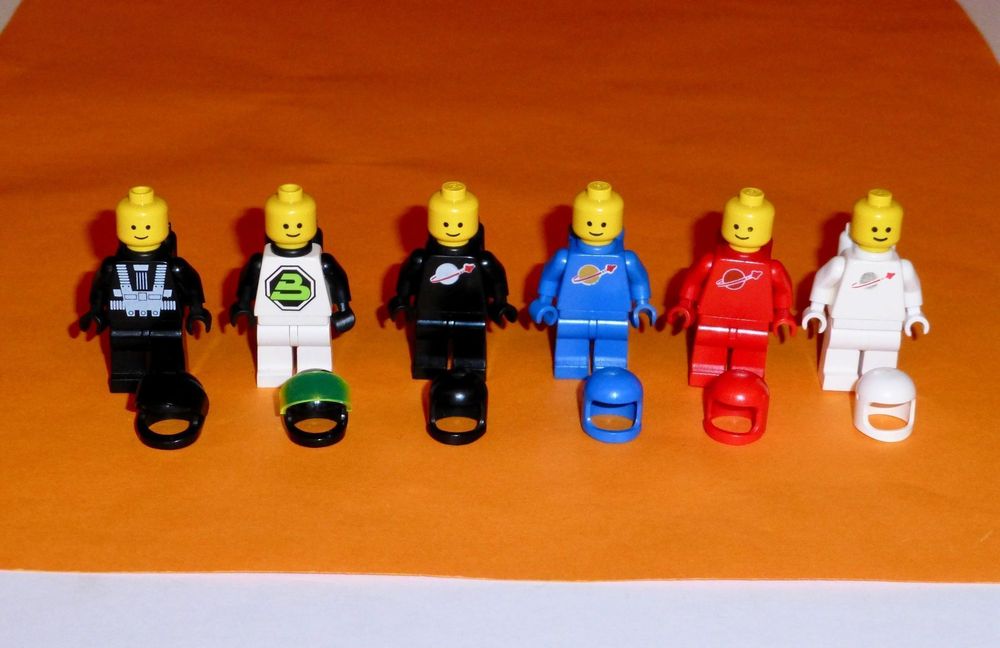 Lego Space/ 6 Minifiguren sp001 - sp006 (Blacktron+Classic) (Gebraucht ...