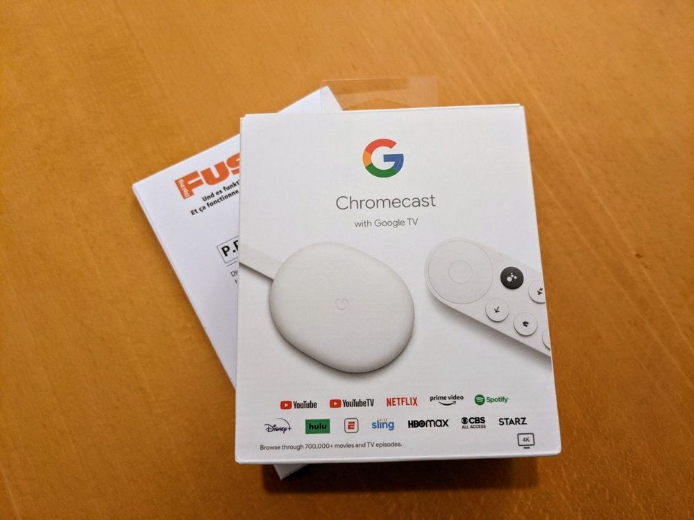 Google Chromecast 4. Gen. (US-Version) (Neu (gemäss Beschreibung)) in ...
