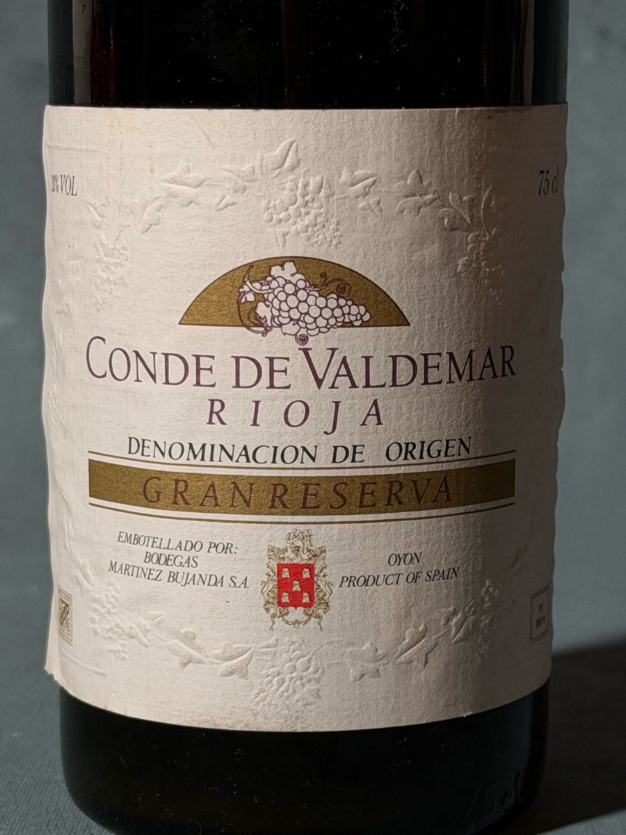 Wein Conde de Valdemar Rioja 1978 (Neu (gemäss Beschreibung)) in ...