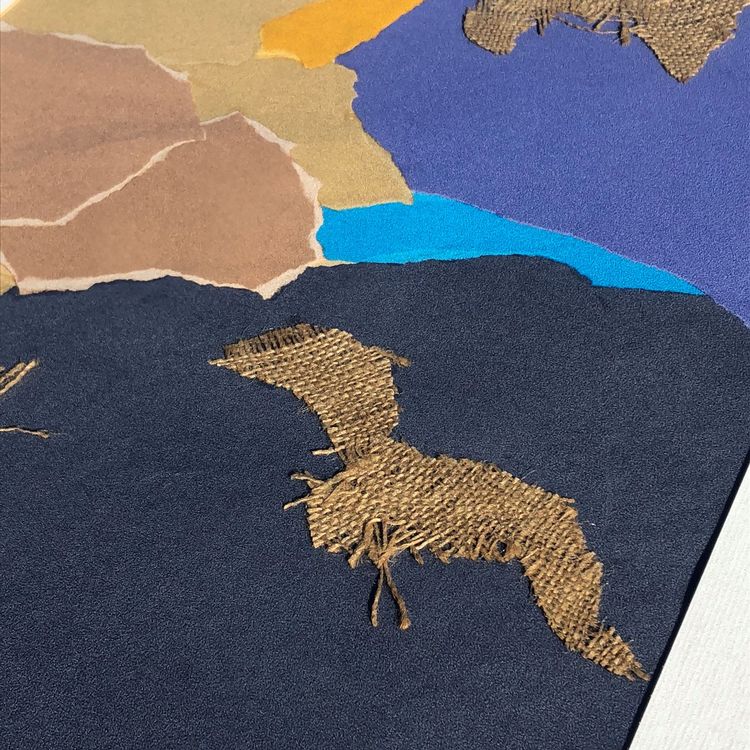 Inge Besgen (1931) grosse Orig. Collage (Gebraucht) in Hochdorf für CHF ...