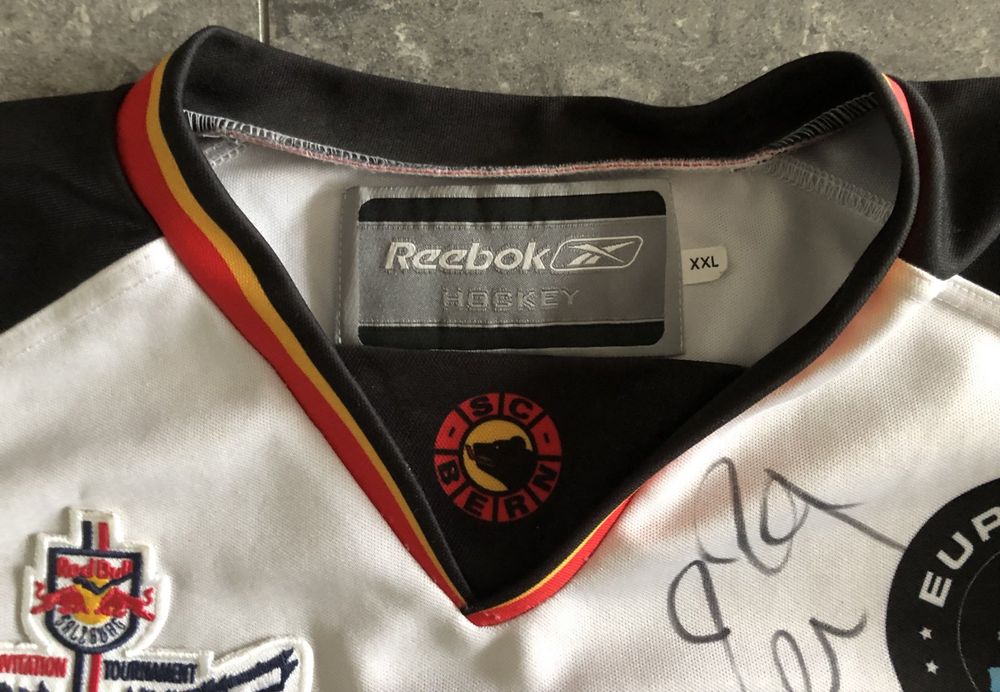 EISHOCKEY Gameworn Trikot European Trophy Mark Reichert SCB (Gebraucht ...