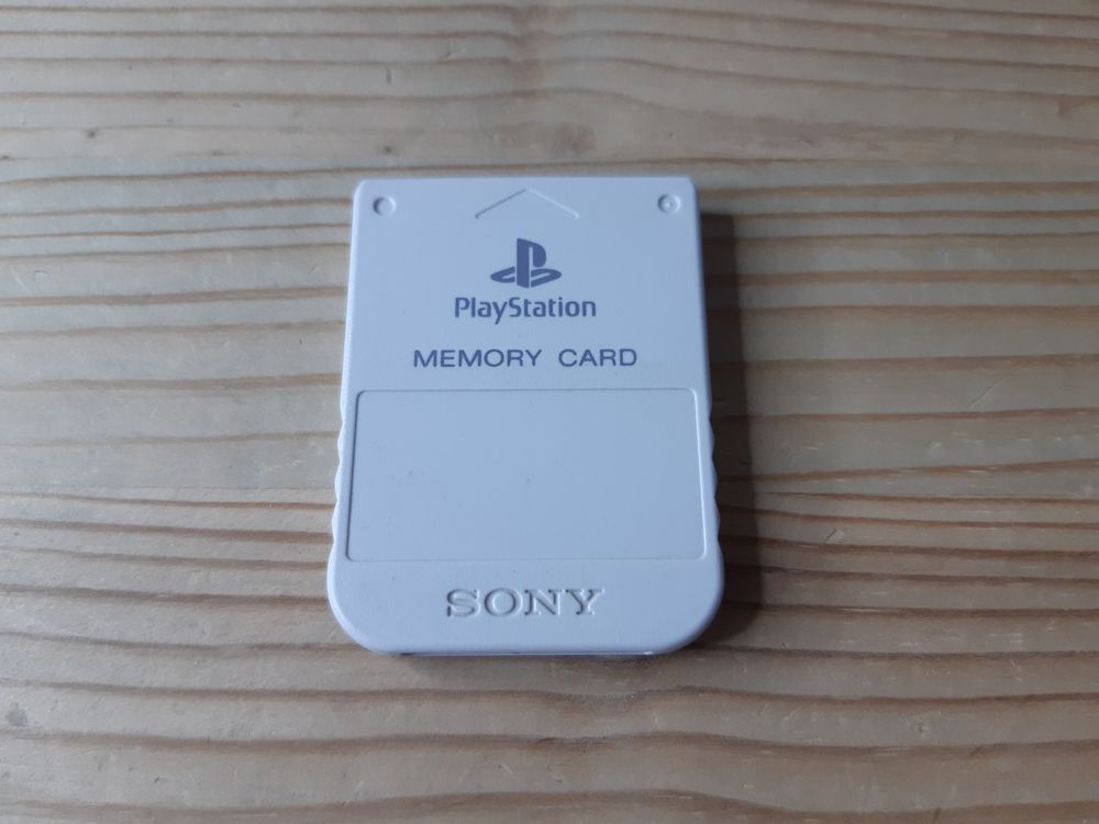 Original Sony PS1 Playstation 1 Memory Card Speicherkarte (Gebraucht ...
