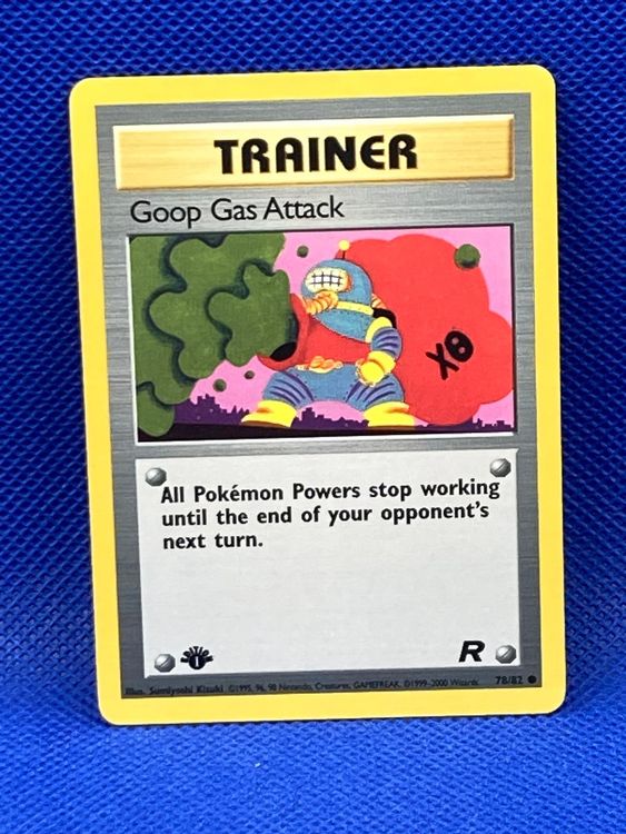 Pokemon TEAM ROCKET Goop Gas Attack / 114 EN - Edition 1 | Kaufen auf ...