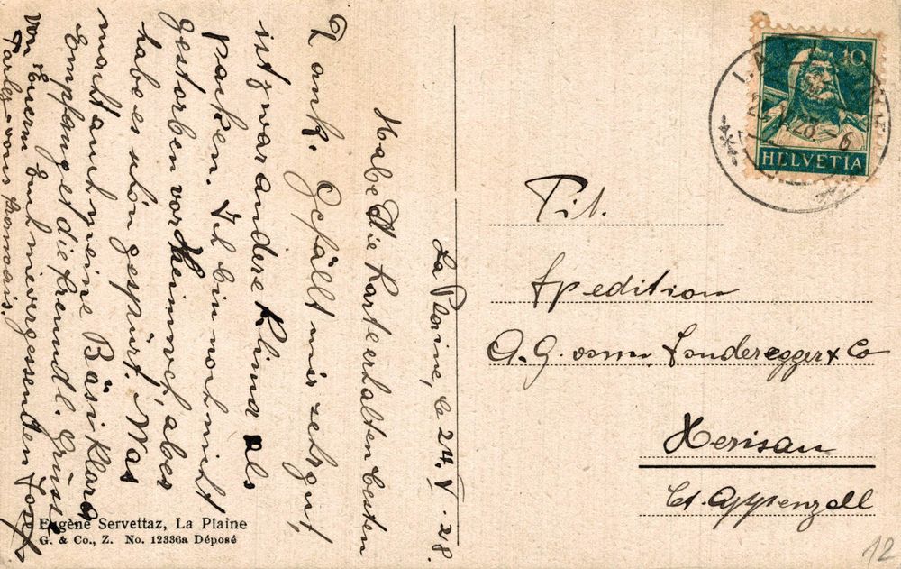 La Plaine. Les Usines du Rhône avec le Pont (Gebraucht) in Bronschhofen ...