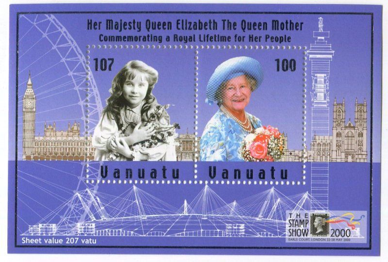 Block "Queen Mum". Vanuatu. (Neu und originalverpackt) in Basel für CHF ...