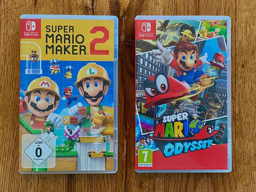 Mario Odyssey & Mario Maker 2 Nintendo Switch (Gebraucht) in Zürich für ...