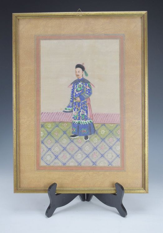 Antike Chinesische Pith Paintings Gemälde Mandarin | Kaufen auf Ricardo