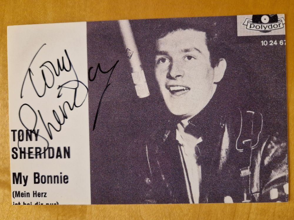 Tony Sheridan, Original Autogramm auf Foto in s/w | Kaufen auf Ricardo