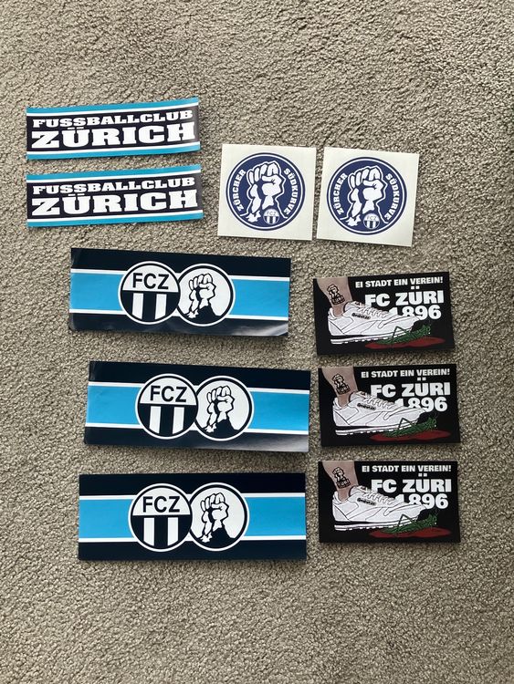 10- FCZ Sticker- selten- (Neu (gemäss Beschreibung)) in Küsnacht ZH für ...