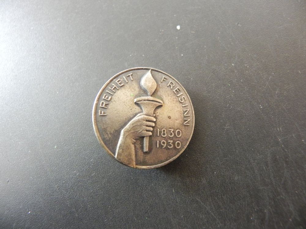 Altes Abzeichen Freiheit Freisinn FDP 1830 - 1930 (Gebraucht) in Biel ...