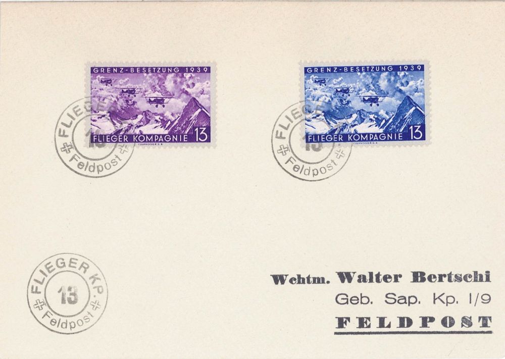 Feldpost mit ...... Fliegertruppen | Kaufen auf Ricardo