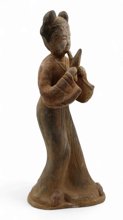 Antike Terrakotta Skulptur, Chinesische Dame mit Flöte (Gebraucht) in Hochfelden für CHF 60 ...