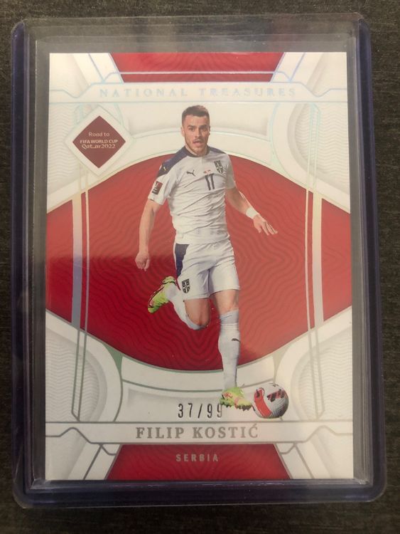 Panini National Treasures Filip Kostic Serbien 37/99 (Gebraucht) in für ...