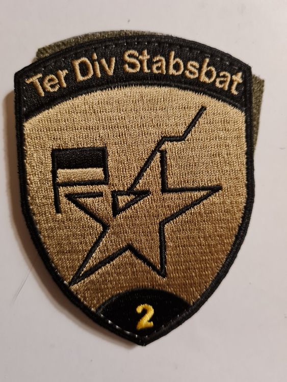 Armee Abzeichen Badge Ter Div Stabsbat 2 Stabskp Klett (Neu (gemäss ...