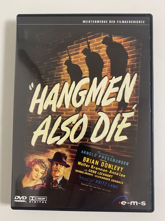 Fritz Lang - Auch Henker sterben - Must-have für Filmfans (Gebraucht ...