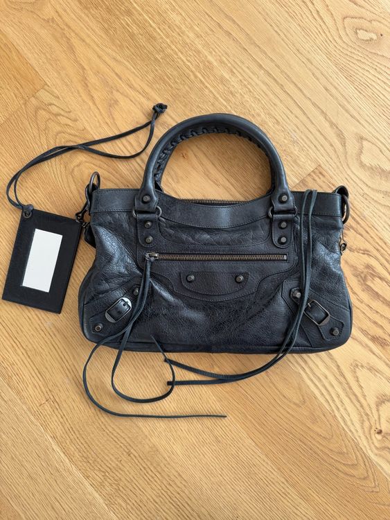 Original BALENCIAGA The First Handtasche Schwarz 103208 (Gebraucht) in ...