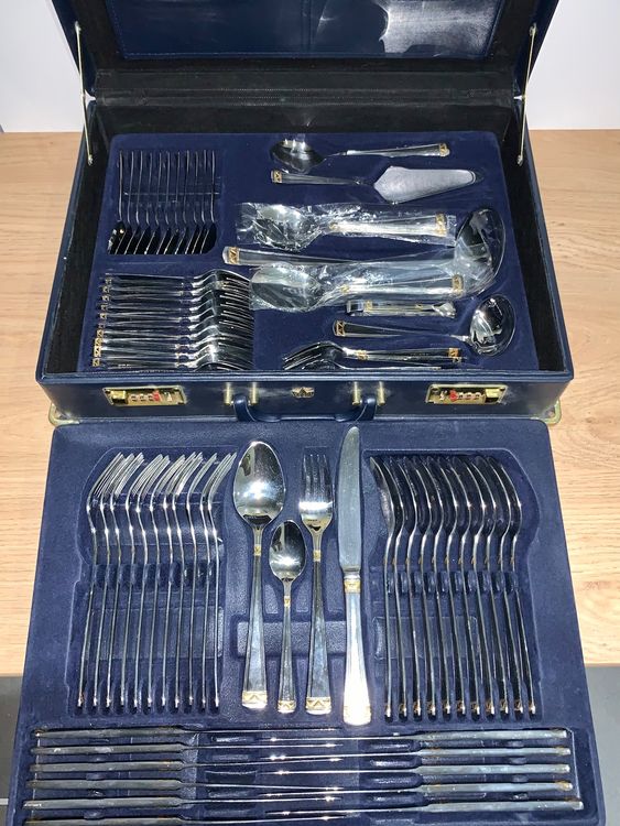 Besteckset Besteckkoffer 72 teilig Bachmayr Solingen vintage (Neu ...