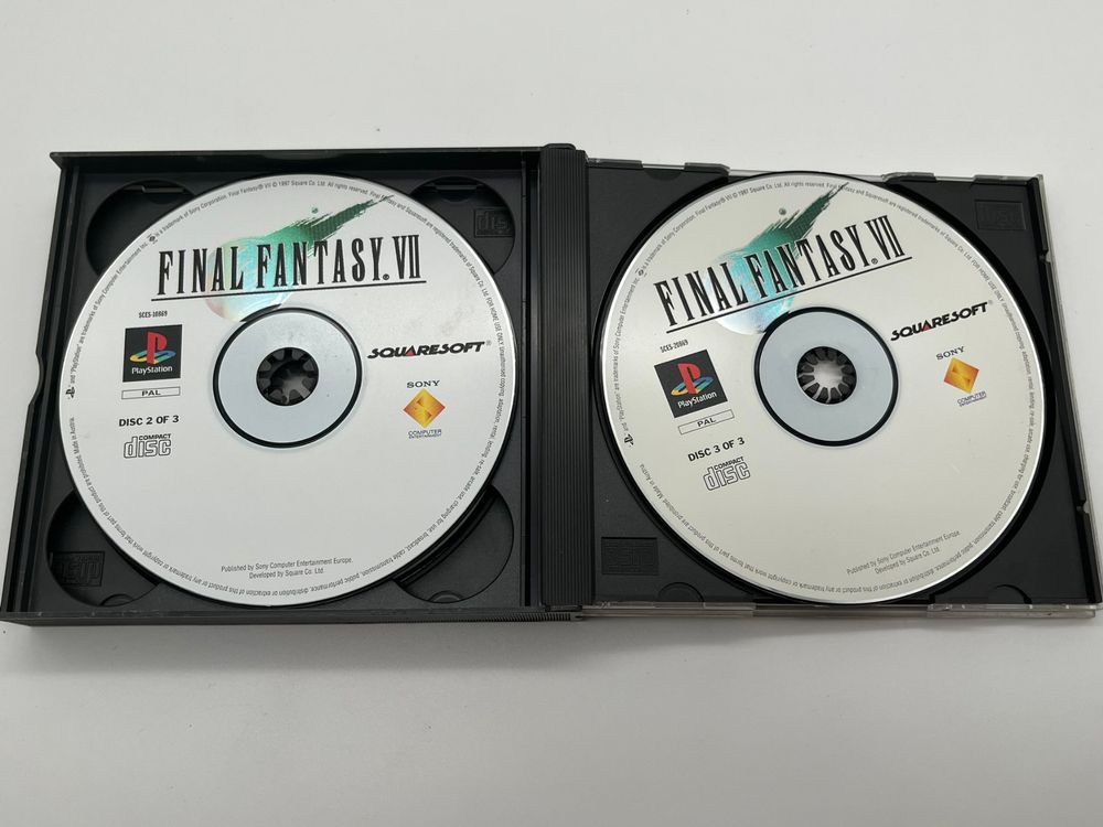 Final Fantasy 7 VII 3 Discs PS1 Playstation Sony OVP (Gebraucht) in St ...