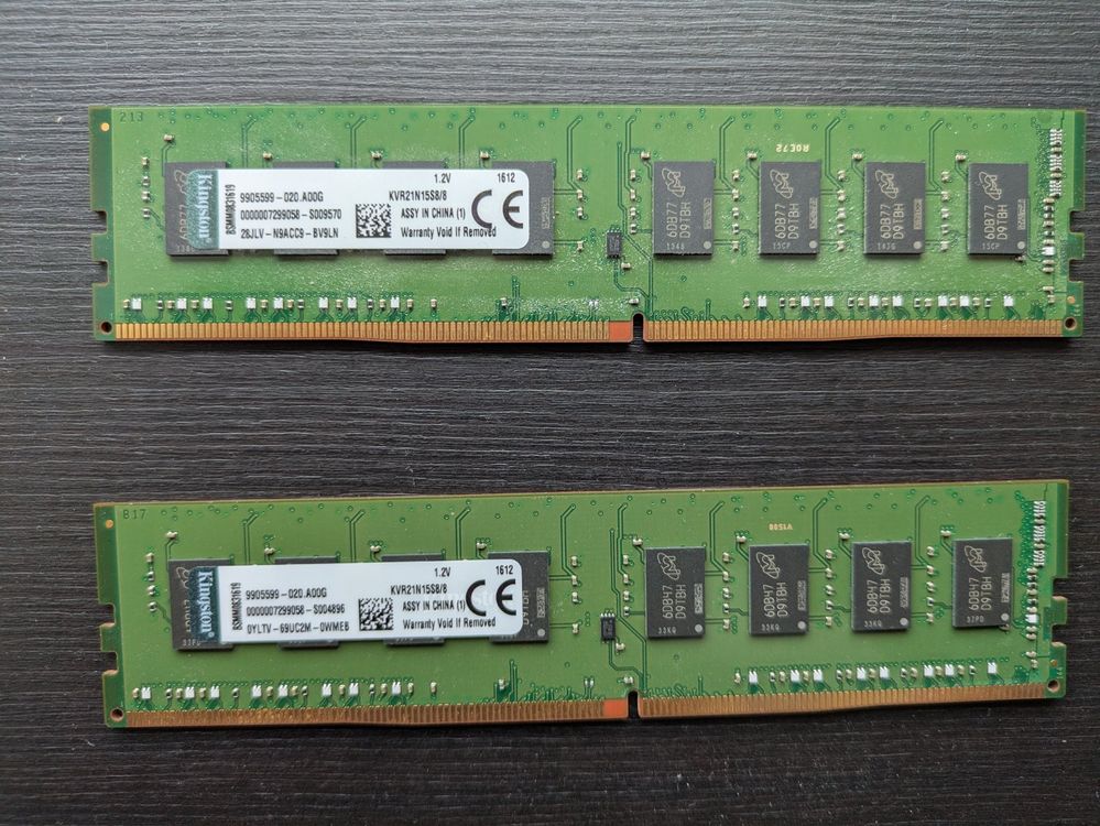 Kingston 16GB (2 x 8GB) DDR4 RAM - 2132MT/s (Gebraucht) in Gossau SG ...