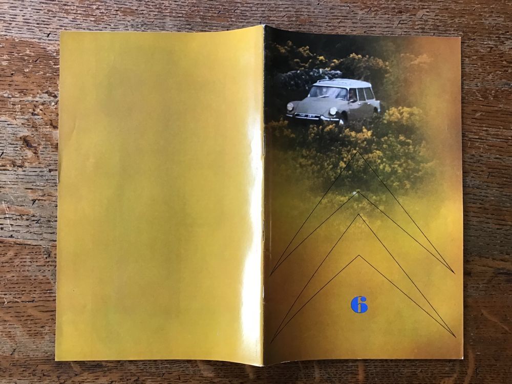 Magazine publicitaire oldtimer Le Double Chevron Citroën 6 (D'occasion ...
