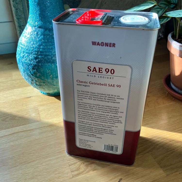 Wagner Classic Getriebeöl SAE 90 mild legiert - 5 Liter (Gebraucht) in ...