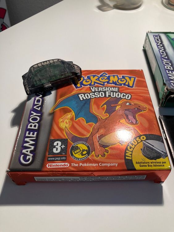 Pokemon Versione Rosso Fuoco nur Box und Wireless Adapter | Kaufen auf ...
