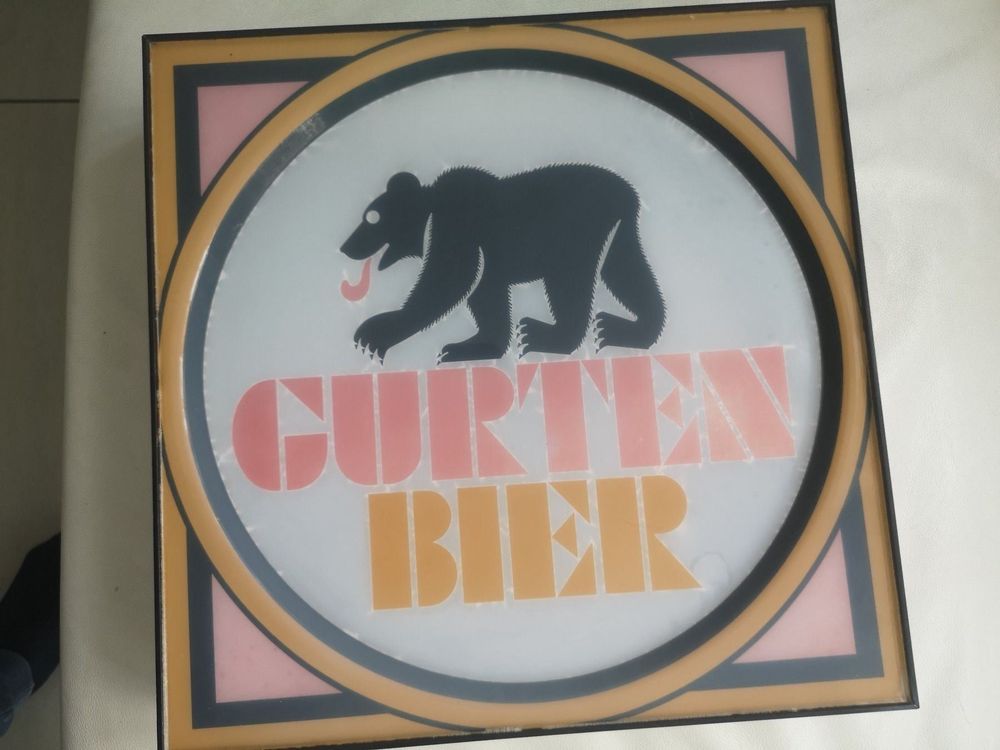 Leuchtreklame Gurten Bier Brauerei (Gebraucht) in für CHF 111 – mit Lieferung auf Ricardo kaufen