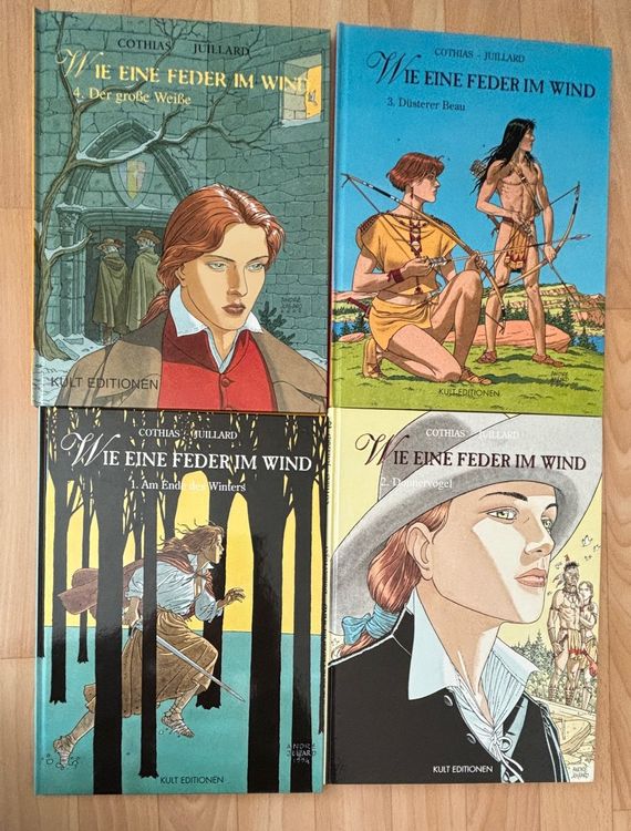 Wie eine Feder im Wind Kult Edit.Band 1-4,HC,kompl. top | Kaufen auf ...