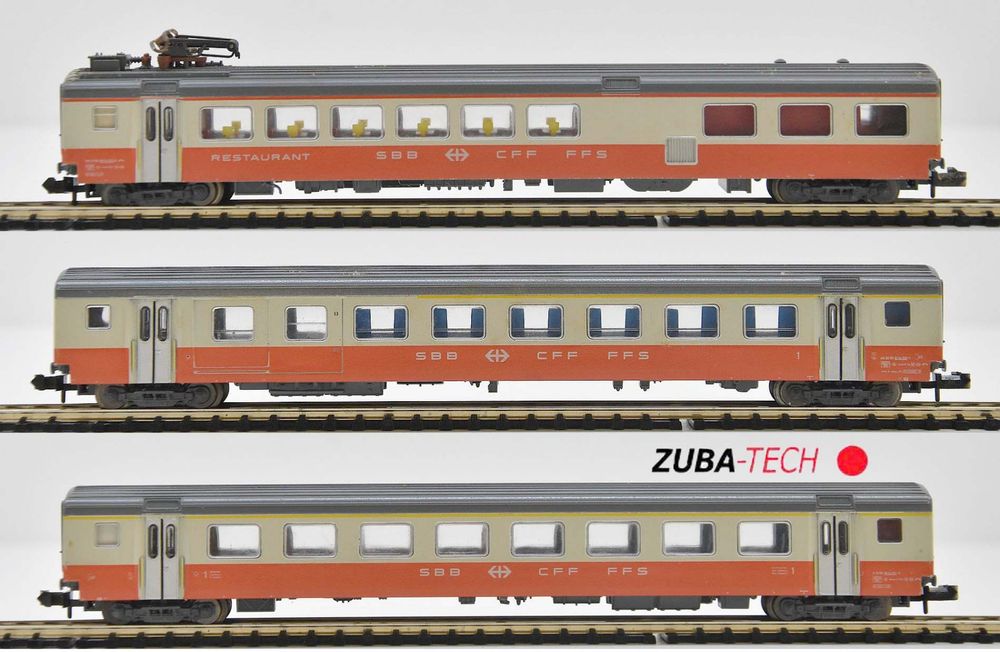 Minitrix 3x Personenwagen EW III SwissExpress SBB Spur N | Kaufen auf Ricardo