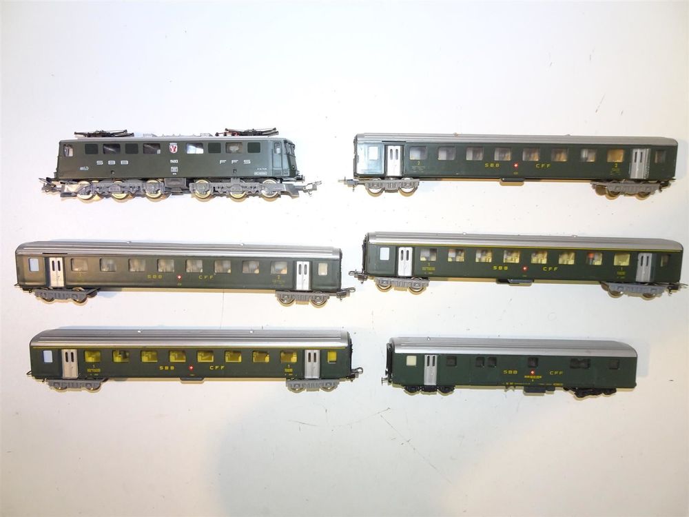 Lima SBB Zug Lokomotive / 5 Wagen HO | Acheter sur Ricardo