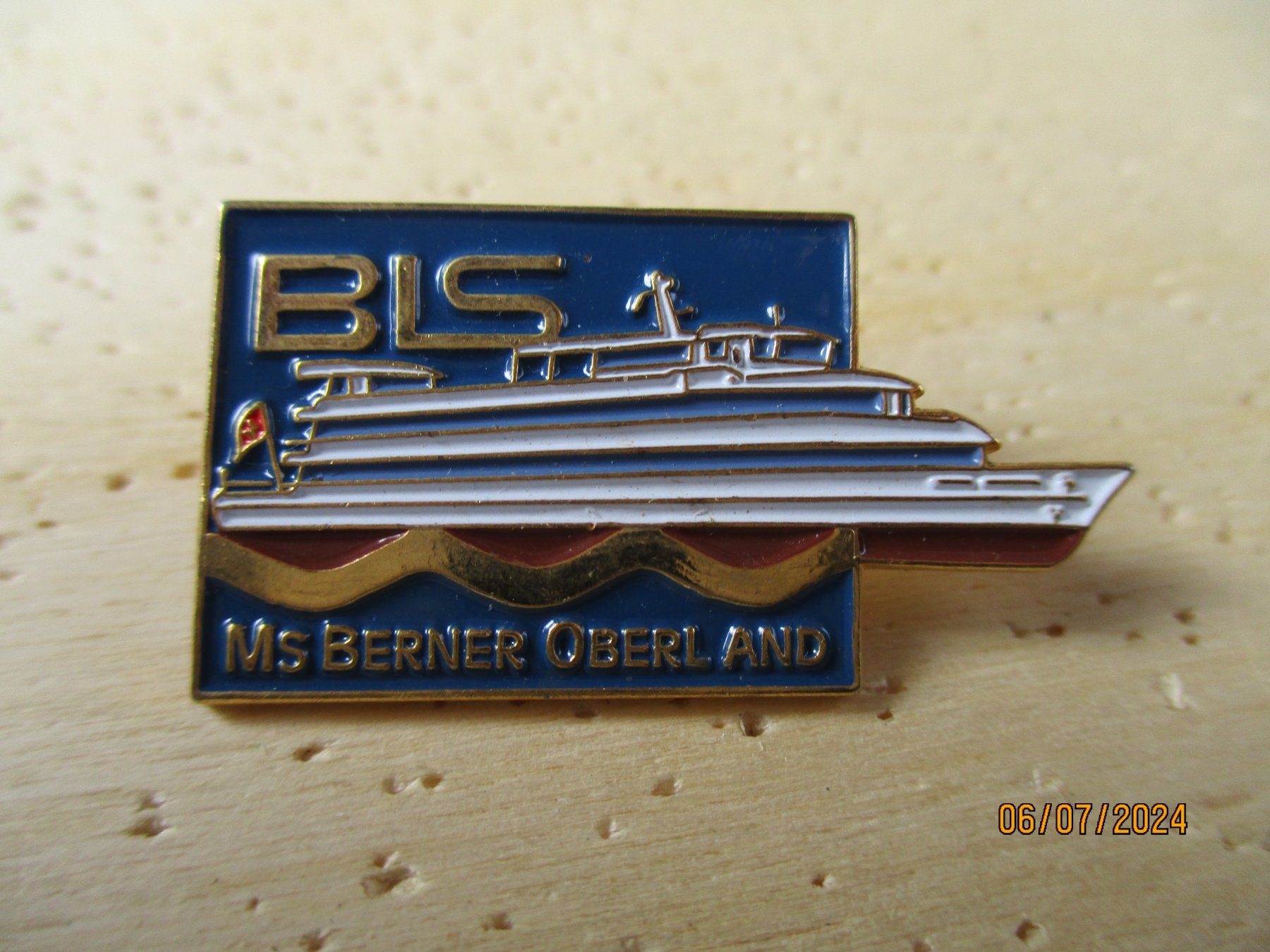 BLS Schiff MS Berner Oberland Bern Pin (Neu (gemäss Beschreibung)) in ...