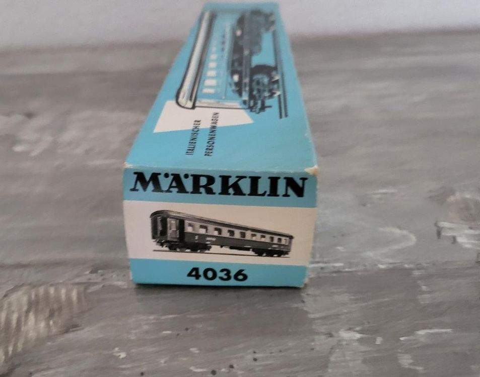 Märklin Leerkarton 4036 für italienischer Personenwagen (Gebraucht) in Dielsdorf für CHF 15 ...