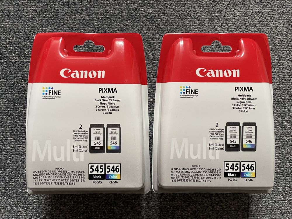 2x Canon PG-545/CL-546 Multipack | Kaufen auf Ricardo