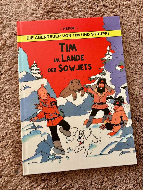 Die Abenteuer von Tim und Struppi im Lande der Sowjets, HC! (Neu und ...