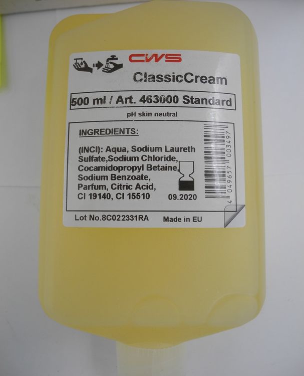8 Flaschen CWS Classic Cream Reiniger, Nr. 52b (Neu (gemäss ...