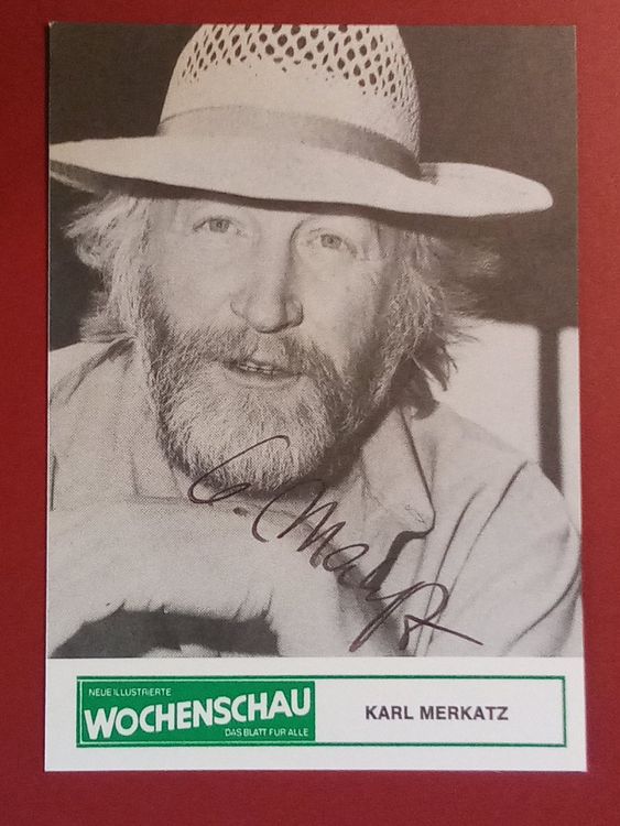Karl Merkatz 1930-2022 Autogramm Fotopostkarte 10x15cm | Kaufen auf Ricardo