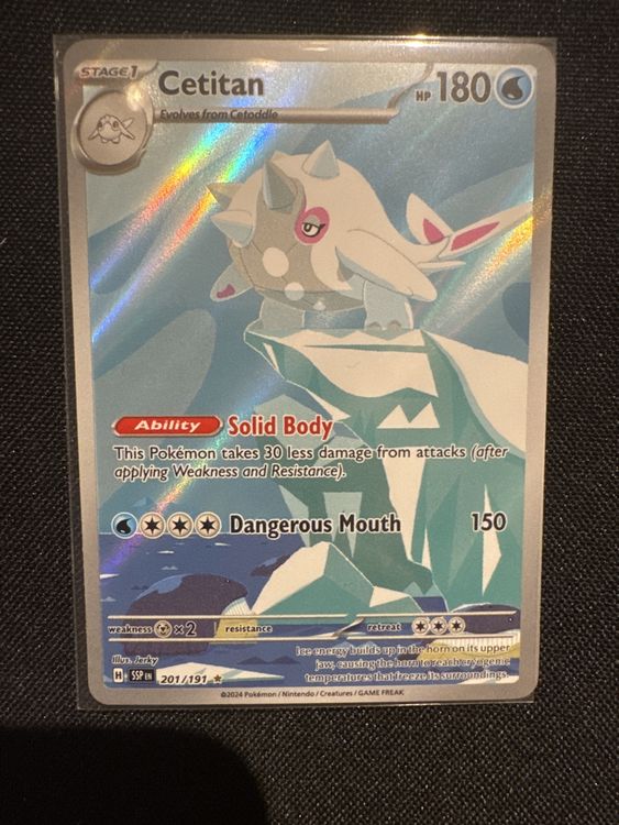 Cetitan - Illustration Rare - Surging Sparks SSP 201/191 (Neu (gemäss ...