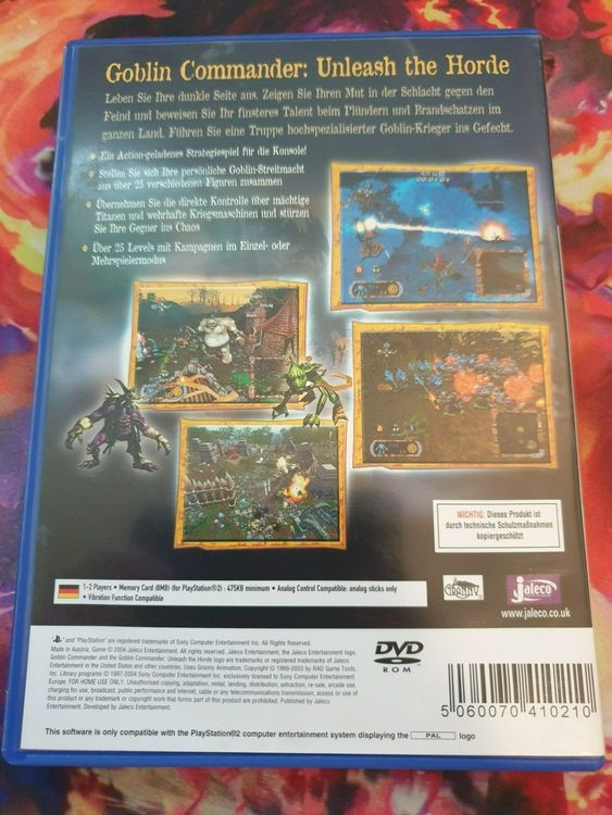 Goblin Commander PlayStation 2 (Gebraucht) in Root für CHF 3 – mit ...